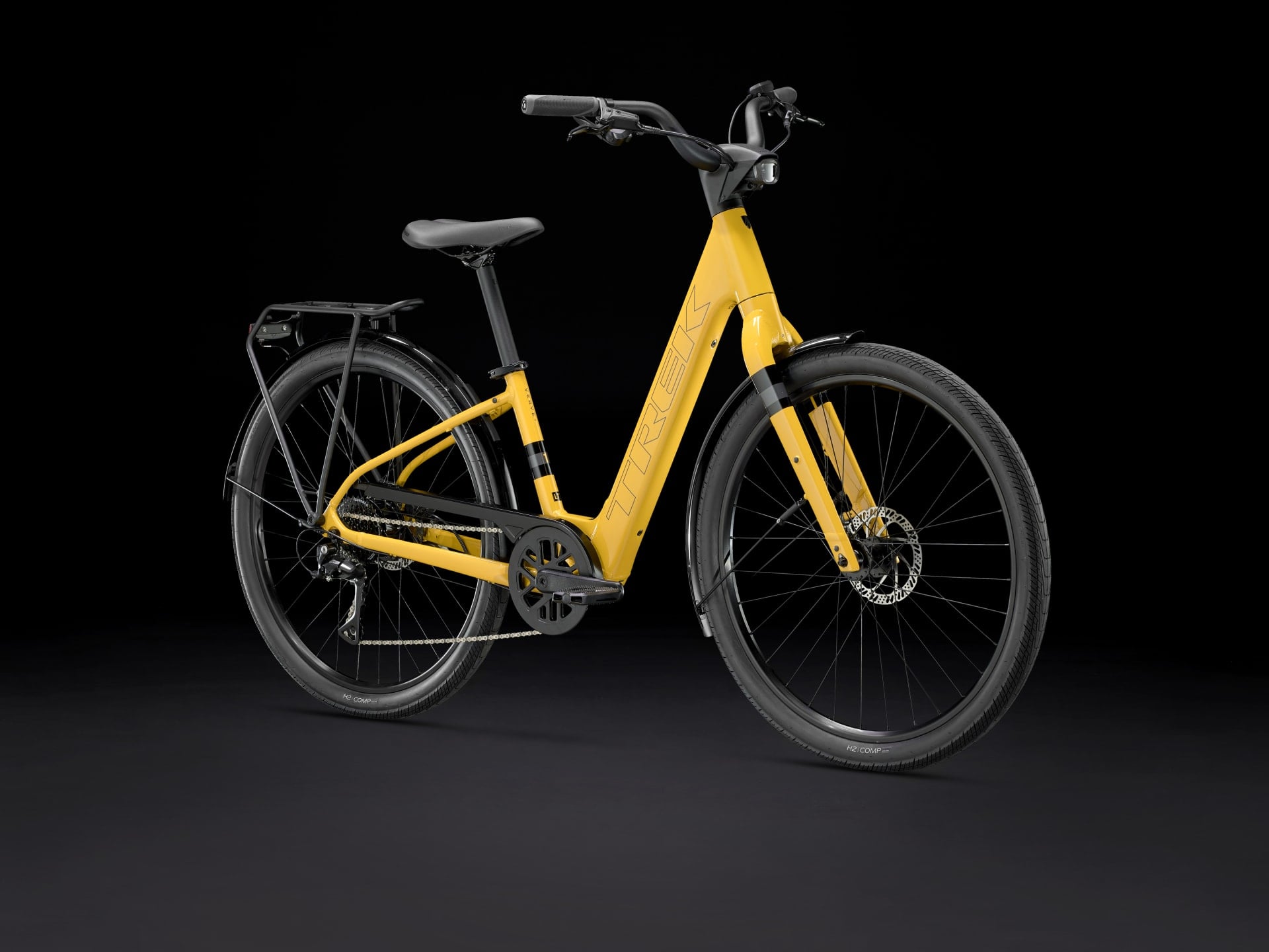 TREK Verve+ 1 LS LT M Baja Yellow - Bay Cycles | Bike Shop Torquay ...